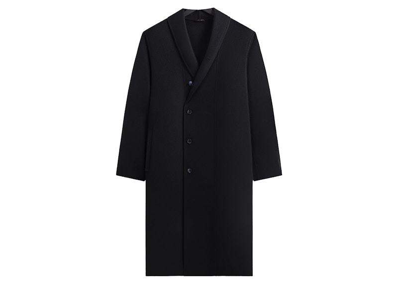 Kith x Giorgio Armani Cashmere Overcoat Black Men's - FW24 - US