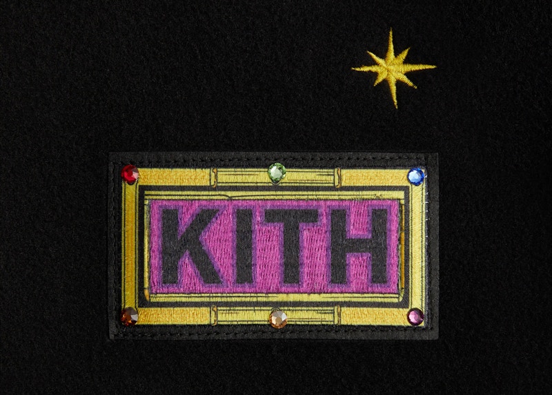 Kith x Marvel Universe Varsity Jacket Black/Purple 남성 - SS24 - KR