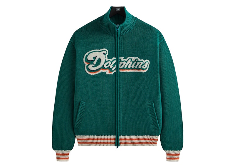 Kith x NFL 47 Dolphins Wyona Full Zip Sweater Center Men's - FW24 - US