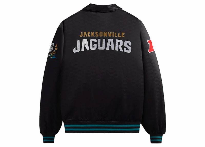 Kith x NFL Jaguars Satin Bomber Jacket Black Men's - FW23 - US