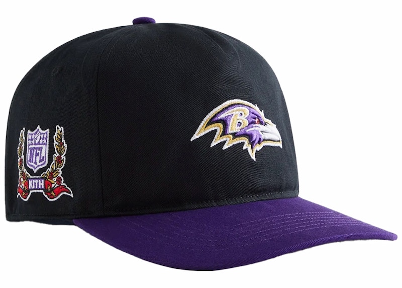 Kith x NFL Ravens '47 Hitch Snapback Black - FW23 - US