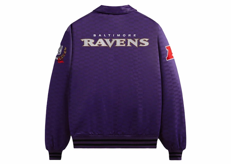 Kith x NFL Ravens Satin Bomber Jacket Traveler Men's - FW23 - US