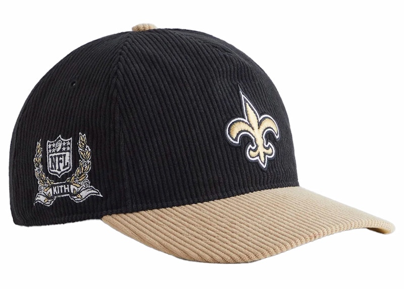 Kith x NFL Saints '47 Hitch Snapback Black - FW23 - US
