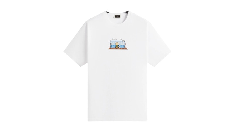 Kith x Peanuts Ocean View Classic Logo Tee White Men's - SS25 - US