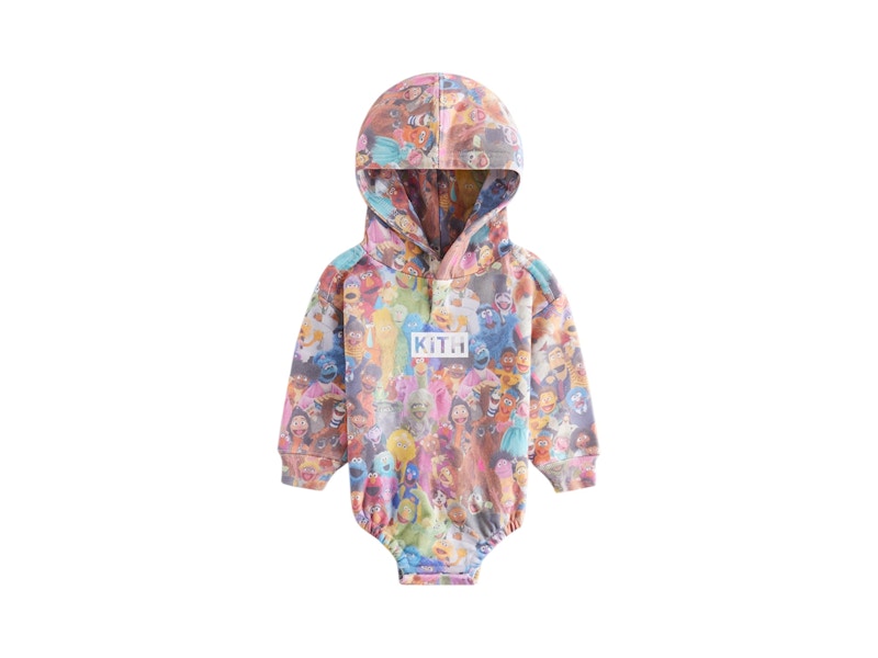 Kith x Sesame Street Baby Family Hoodie Bodysuit Multi - FW24 - US