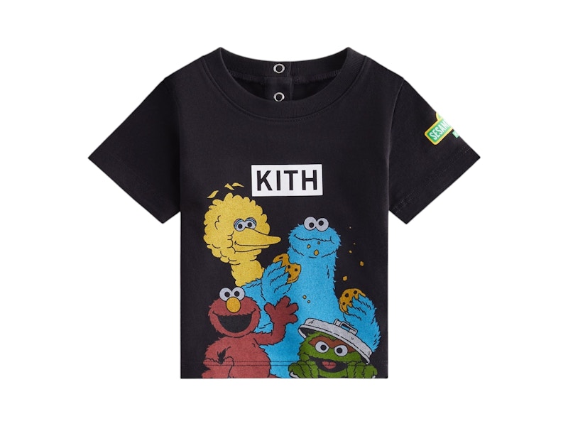 Kith x Sesame Street Baby Family Tee Black - FW24 - US