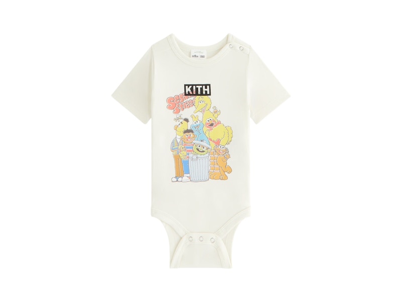 Kith x Sesame Street Baby Vintage Bodysuit Sandrift - FW24 - US