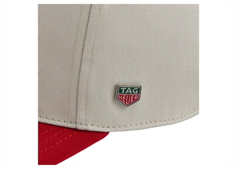 Kith x TAG Heuer Formula 1 Two Tone Aaron Cap Sandrift Men's - SS24 - US