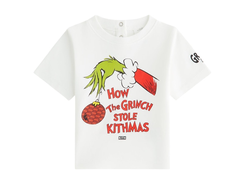 Kith x The Grinch Baby Book Title Tee White - FW24 - US
