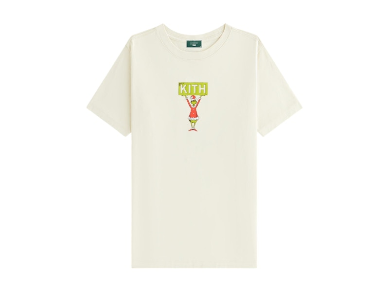 Kith x The Grinch Kids Classic Logo Tee Sandrift - FW24 - KR