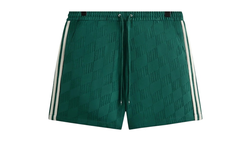 Kith x adidas Football Jacquard Short Green Men's - SS25 - US