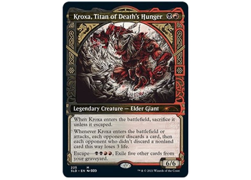 Kroxa, Titan of Death's Hunger Secret Lair Drop Series Mythic #225 ...