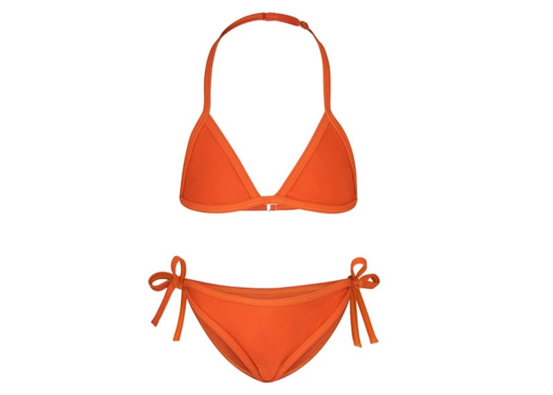 Kylie Swim Mini Triangle Swimsuit Orange - FW21 - US