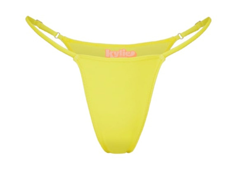 Kylie Swim Triangle Bikini Bottom Yellow - FW21 - US