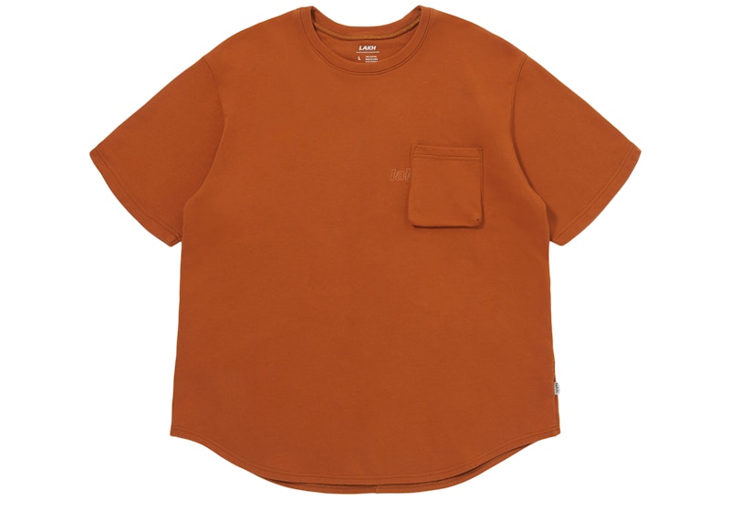 LAKH Knitted Utility Tee Dusty Orange Men's - FW20 - GB