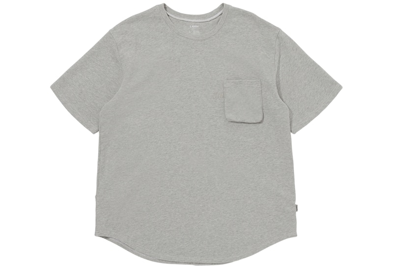 LAKH Knitted Utility Tee Light Grey Men's - FW20 - GB