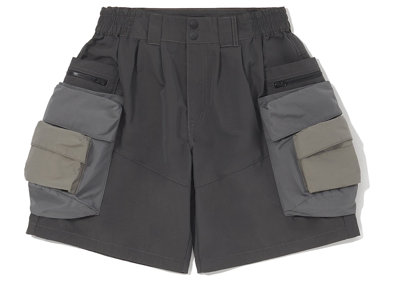 LAKH Patch Pocket Utility Shorts Grey Men's - SS22 - US