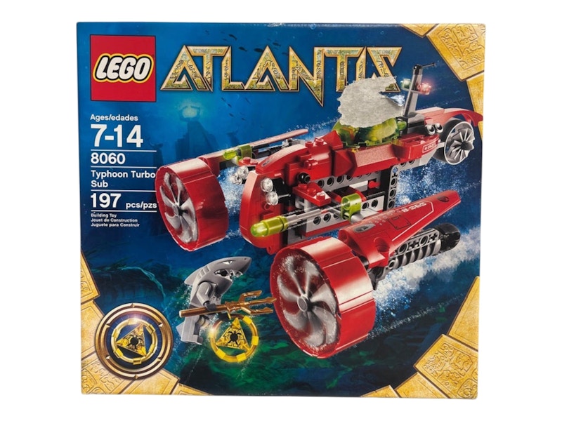 LEGO Atlantis Typhoon Turbo Sub Set 8060 - GB