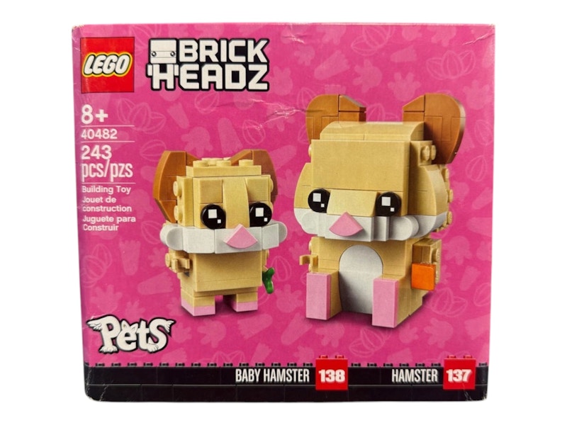 LEGO Brick Headz Baby Hamster & Hamster Set 40482 - SS21 - US
