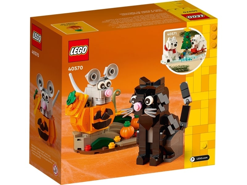 LEGO Brick Headz Halloween Cat & Mouse Set 40570 - US