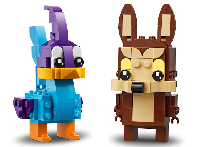 LEGO Brick Headz Looney Tunes Road Runner & Wile E. Coyote Set 40559 - US