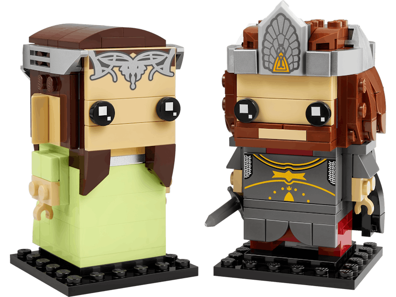 LEGO Brick Headz Lord of the Rings Arwen & Aragorn Set 40632 - US