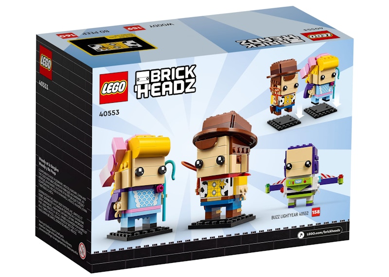 LEGO Brick Headz Toy Story Woody and Bo Peep Set 40553 - US