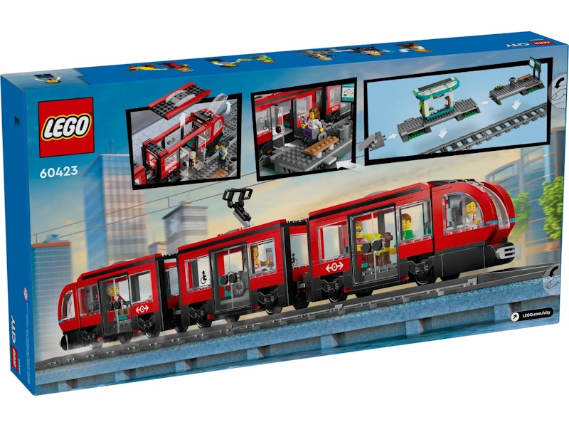 LEGO City Downtown Streetcar and Station Set 60423 - ES