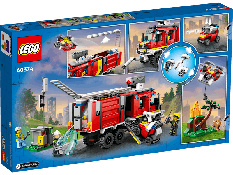 LEGO City Fire Command Truck Set 60374 - US