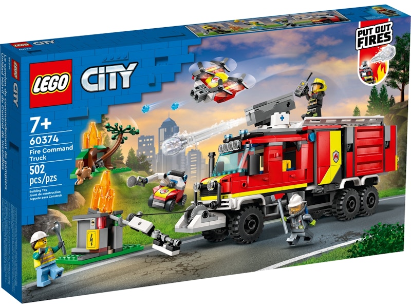 LEGO City Fire Command Truck Set 60374 - US