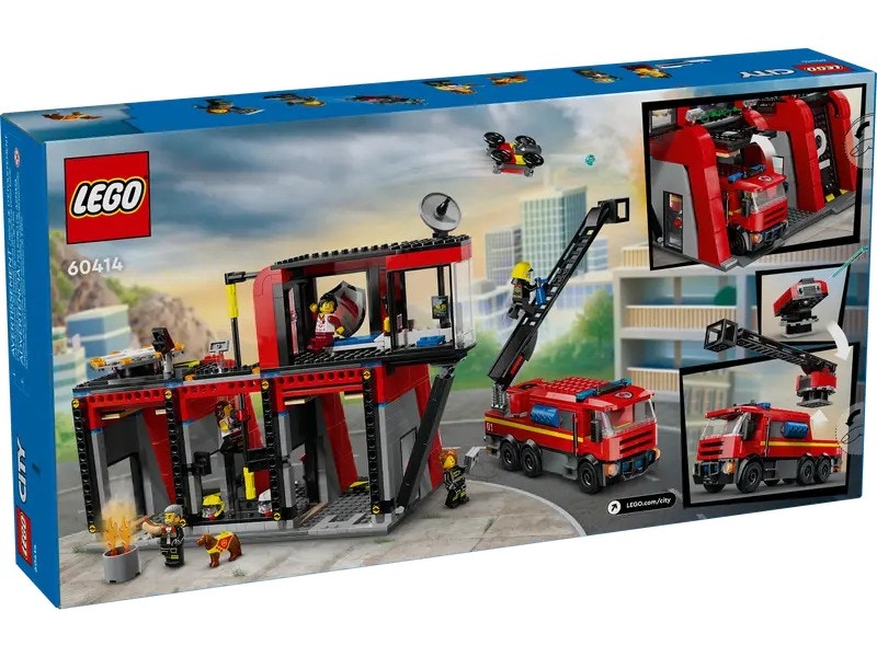 LEGO City Fire Station with Fire Truck Set 60414 - US