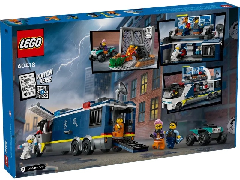 LEGO City Police Mobile Crime Lab Truck Set 60418 - ES