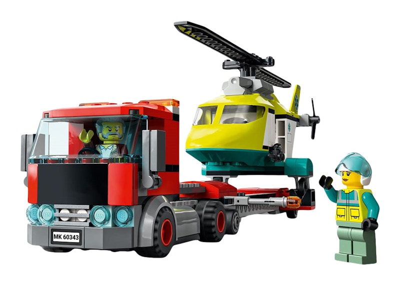 LEGO City Rescue Helicopter Transport Set 60343 - SS22 - US