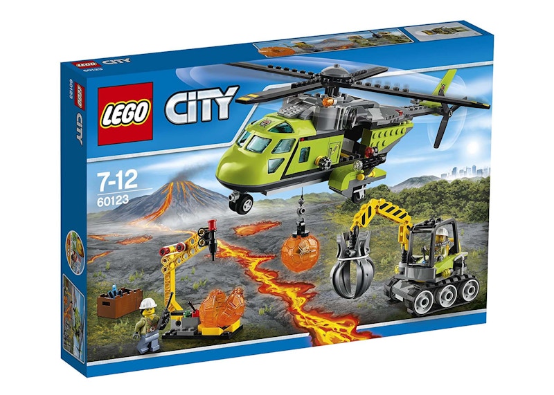 LEGO City Volcano Supply Helicopter Set 60123