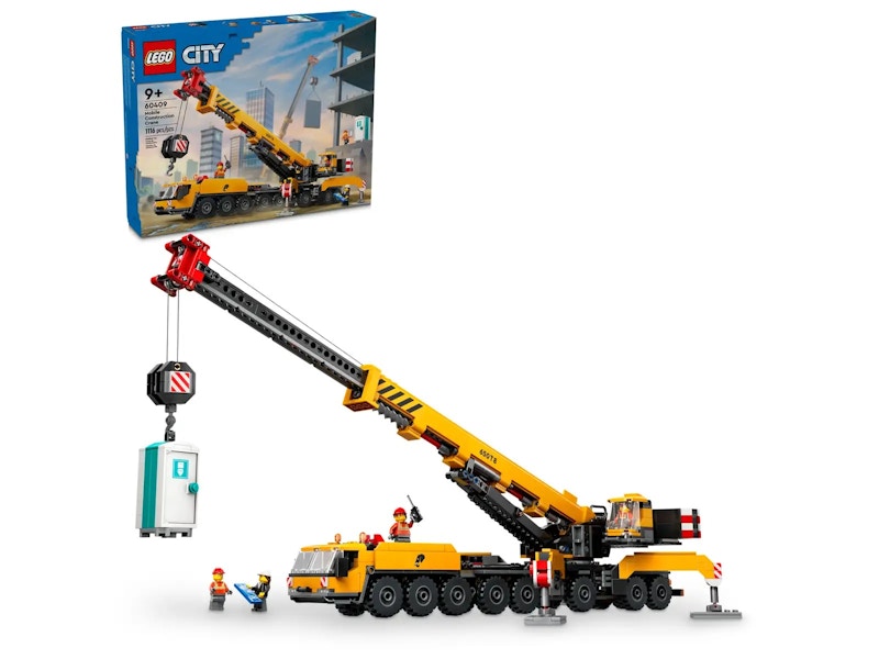 LEGO City Yellow Mobile Construction Crane Set 60409 - US