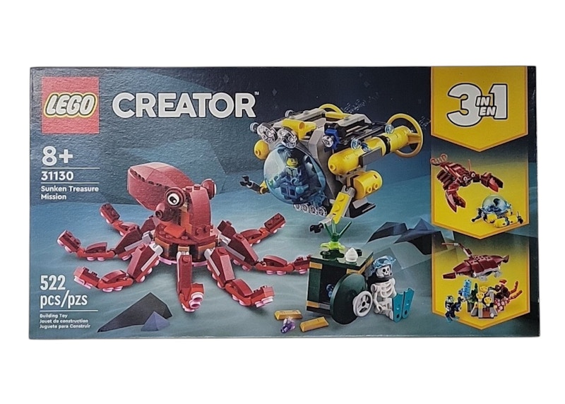 LEGO Creator 3 in 1 Sunken Treasure Mission Set 31130 - KR
