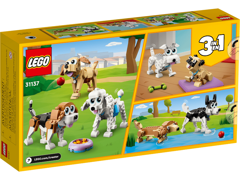 LEGO Creator 3in1 Adorable Dogs Set 31137 - US