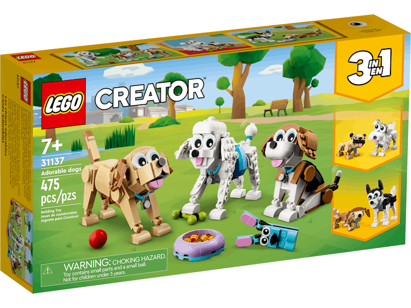 LEGO Creator 3in1 Adorable Dogs Set 31137 - US