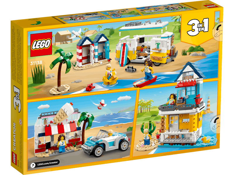 LEGO Creator 3in1 Beach Camper Van Set 31138 - US