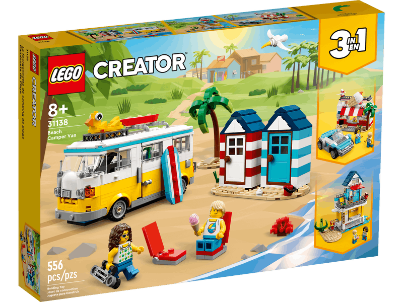 LEGO Creator 3in1 Beach Camper Van Set 31138 - CN