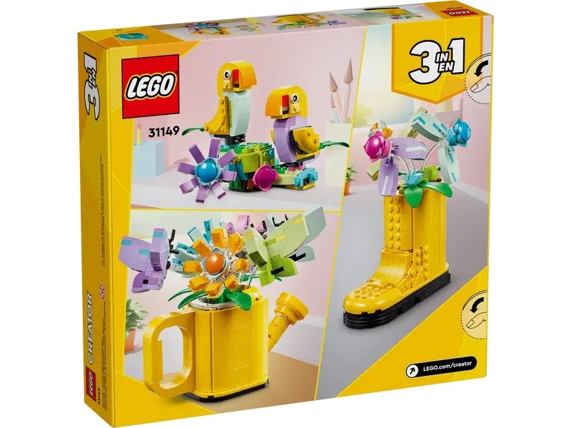 LEGO Creator 3in1 Flowers in Watering Can Set 31149 - US