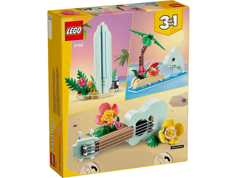 LEGO Creator 3in1 Tropical Ukulele Set 31156 - US
