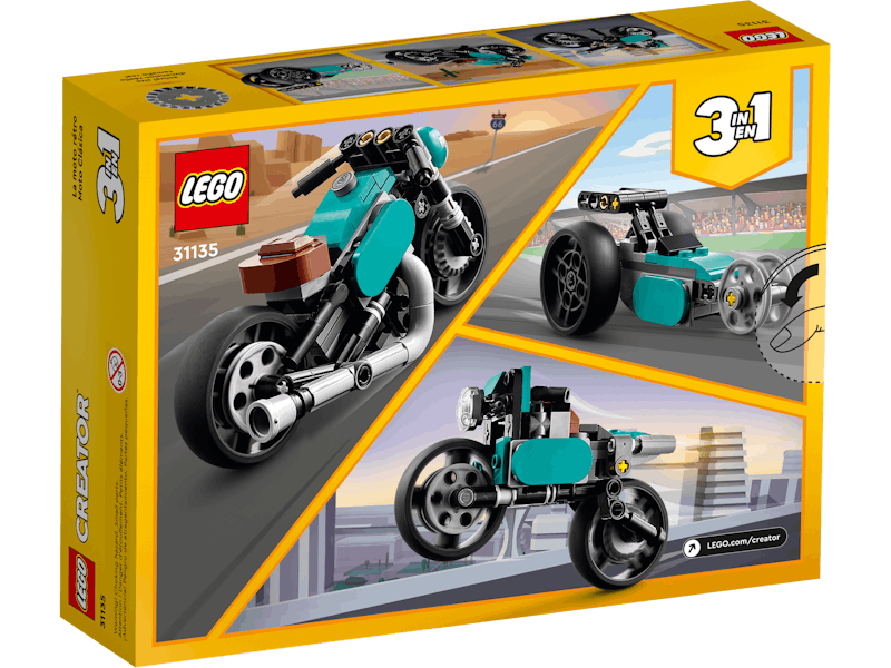 LEGO Creator 3in1 Vintagr Motorcycle Set 31135 - US