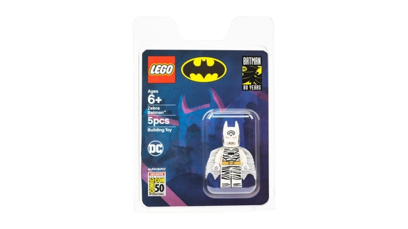 LEGO DC Comics Zebra Batman 2019 SDCC Exclusive Minifigure - SS19 - GB