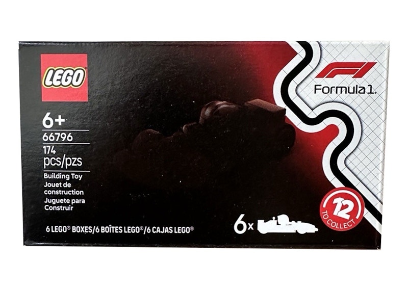 LEGO F1 Collectible Race Cars 6 Pack Set 66796 - US