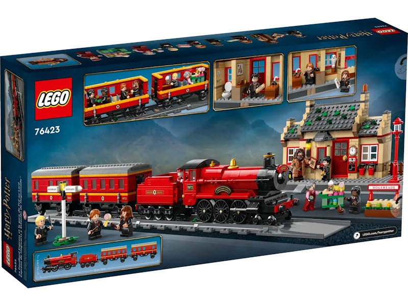 LEGO Harry Potter Hogwarts Express Train Set with Hogsmeade Station Set ...