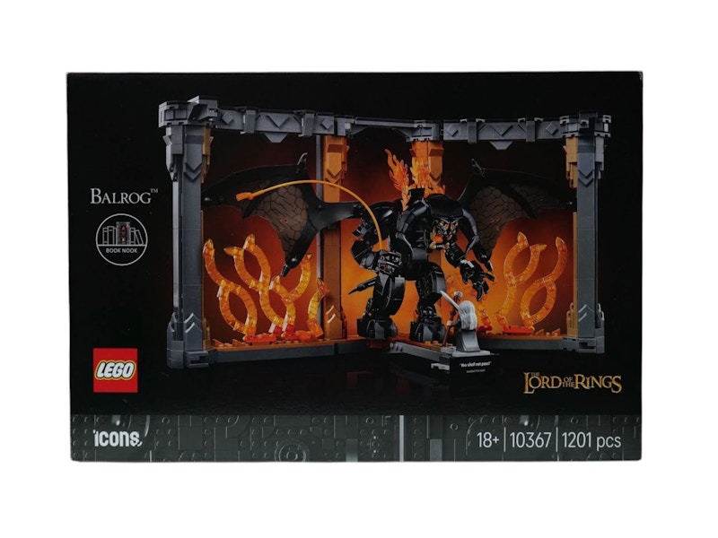 LEGO Icons The Lord of the Rings: Balrog™ Book Nook Set 10367 - US