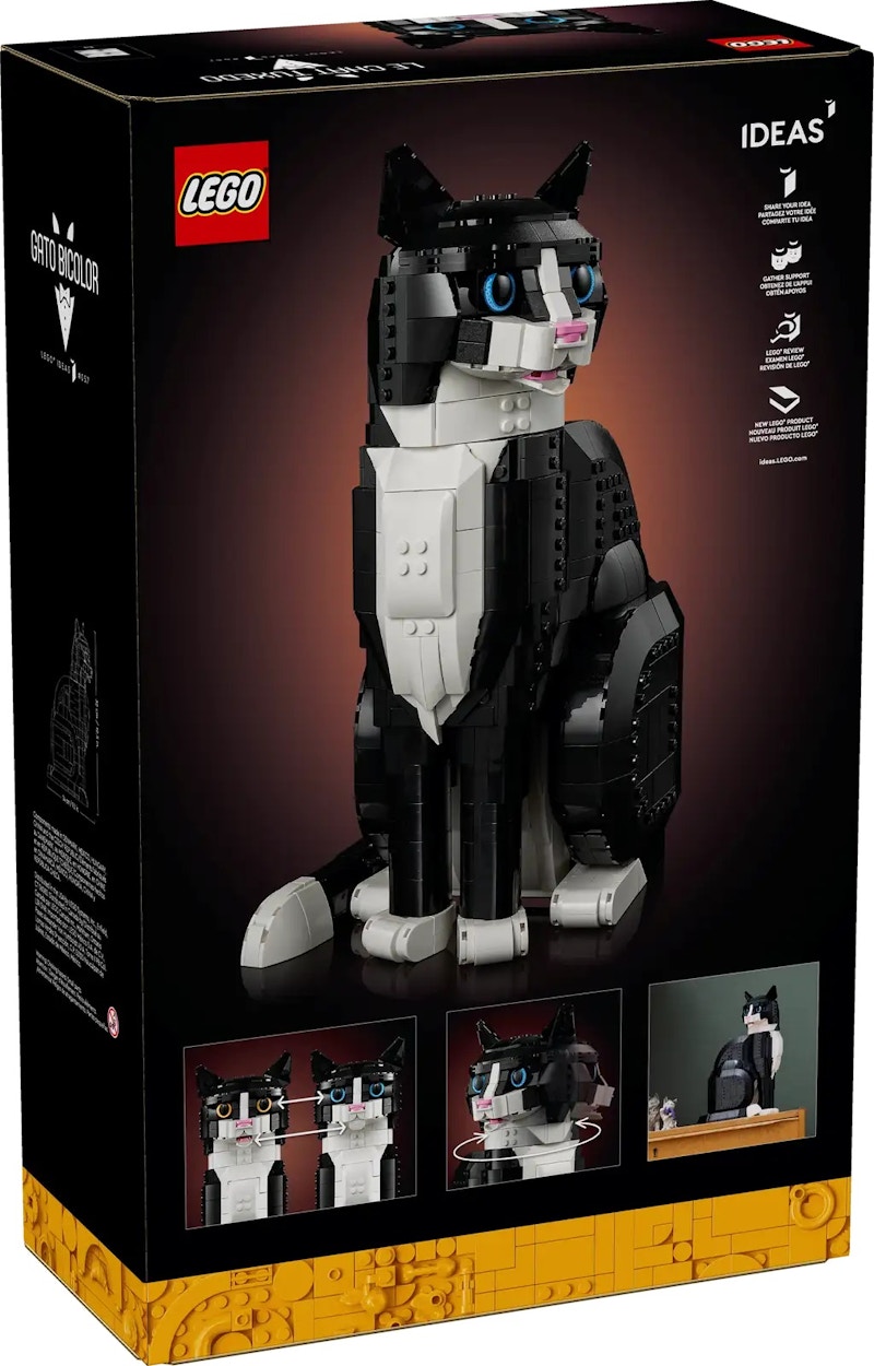 LEGO Ideas Tuxedo Cat Set 21349 - US