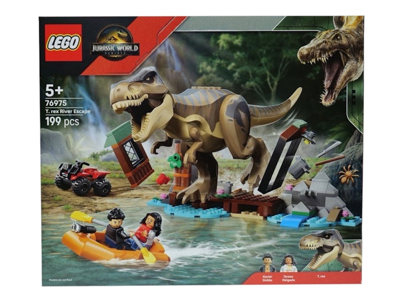 LEGO Jurassic World T. Rex River Escape Set 76975 - US