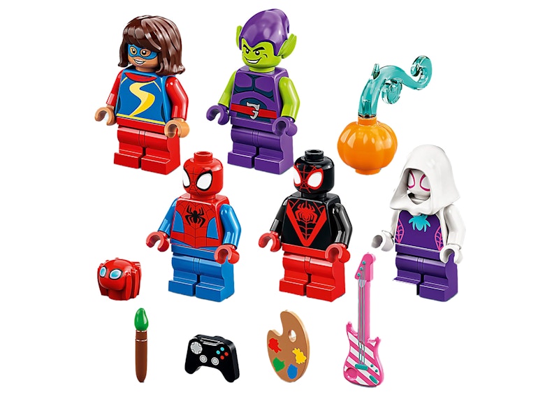LEGO Marvel Spidey Amazing Friends Spider-Man Webquarters Hangout Set ...